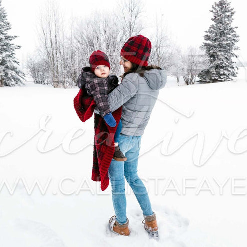 Northern Timberline - Plaid Crochet Blanket PATTERN PDF – callistafaye