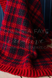 Northern Timberline - Plaid Crochet Blanket PATTERN PDF – callistafaye