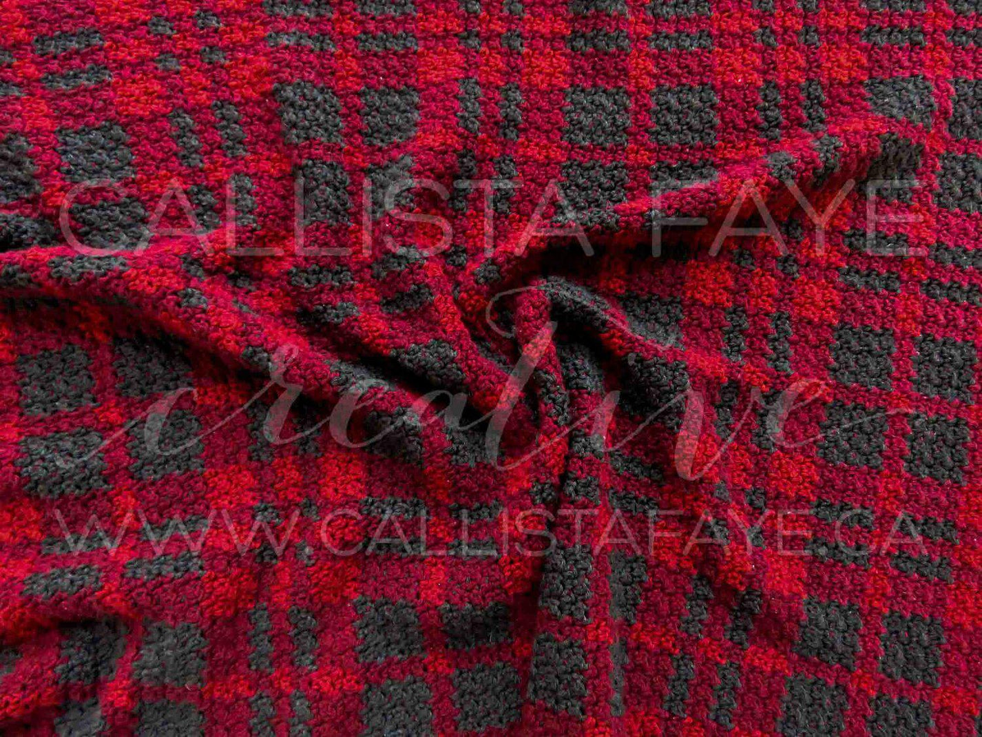 Northern Timberline - Plaid Crochet Blanket PATTERN PDF – callistafaye